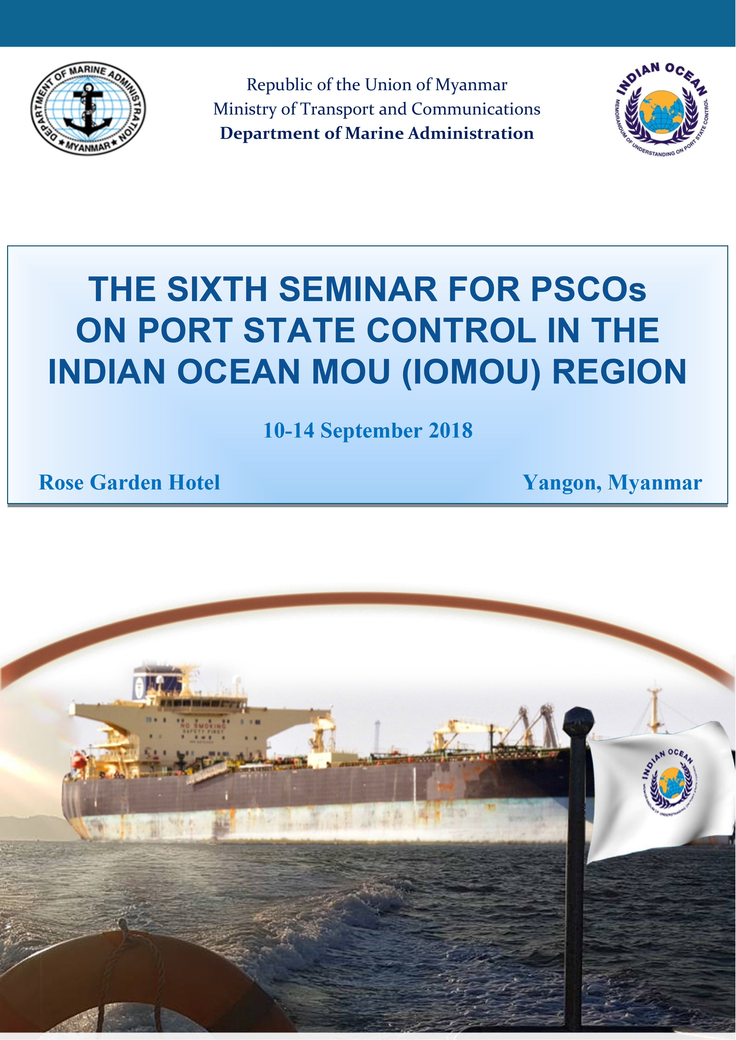 THE SIXTH SEMINAR FOR PSCOs ON PORT STATE CONTROL IN THE INDIAN OCEAN ...