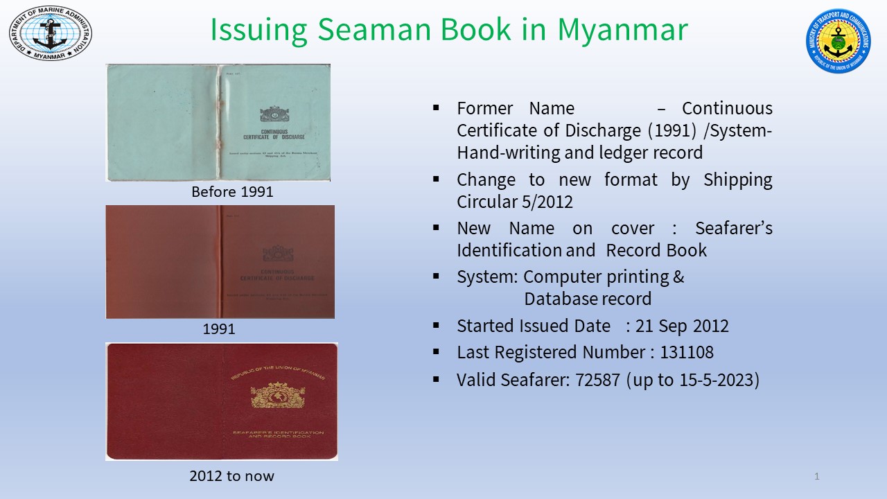 SIRB/ CDC Statistics | DEPARTMENT OF MARINE ADMINISTRATION